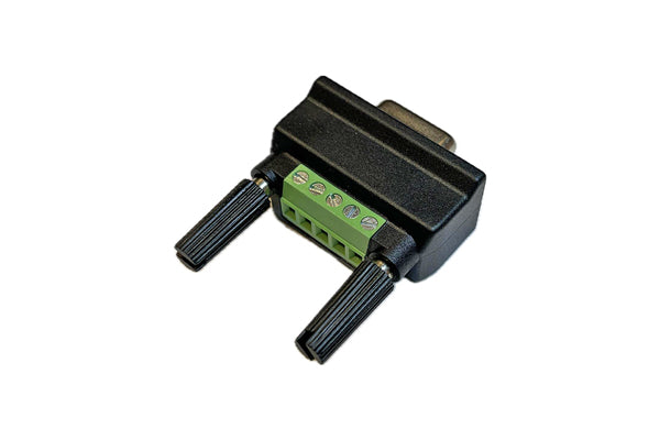Industrial Serial COM DB9F to Terminal Block Adapter - Mini DB9F to TB ...